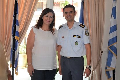 ΑΠΟΧΑΙΡΕΤΙΣΤΗΡΙΑ ΣΥΝΑΝΤΗΣΗ ΤΗΣ ΔΗΜΑΡΧΟΥ ΣΚΥΔΡΑΣ ΜΕ ΤΟΝ ΔΙΟΙΚΗΤΗ ΤΟΥ Α.Τ ...