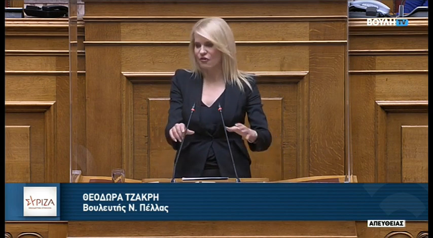 Θεοδώρα Τζάκρη: «Η ΝΔ με τις πολιτικές της βλάπτει σοβαρά και την ...